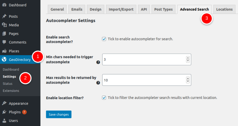 Advanced Search - Setup Guide - GeoDirectory Business Directory - Documentation