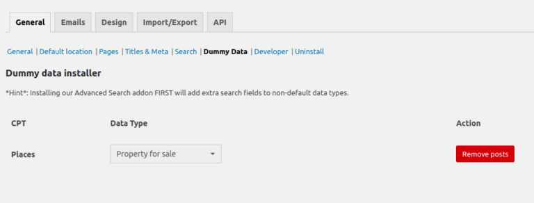 Add Dummy Data (Recommended) - GeoDirectory Business Directory ...