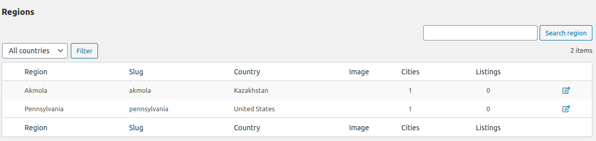 Settings Overview for Locations > Regions - GeoDirectory Business ...